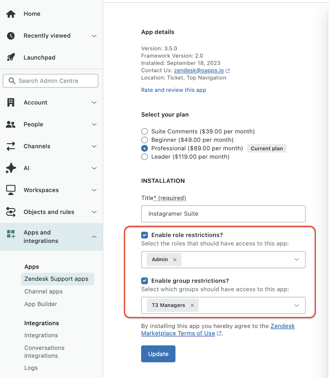 🔇 How to mute Instagram posts? – OAPPS for Zendesk