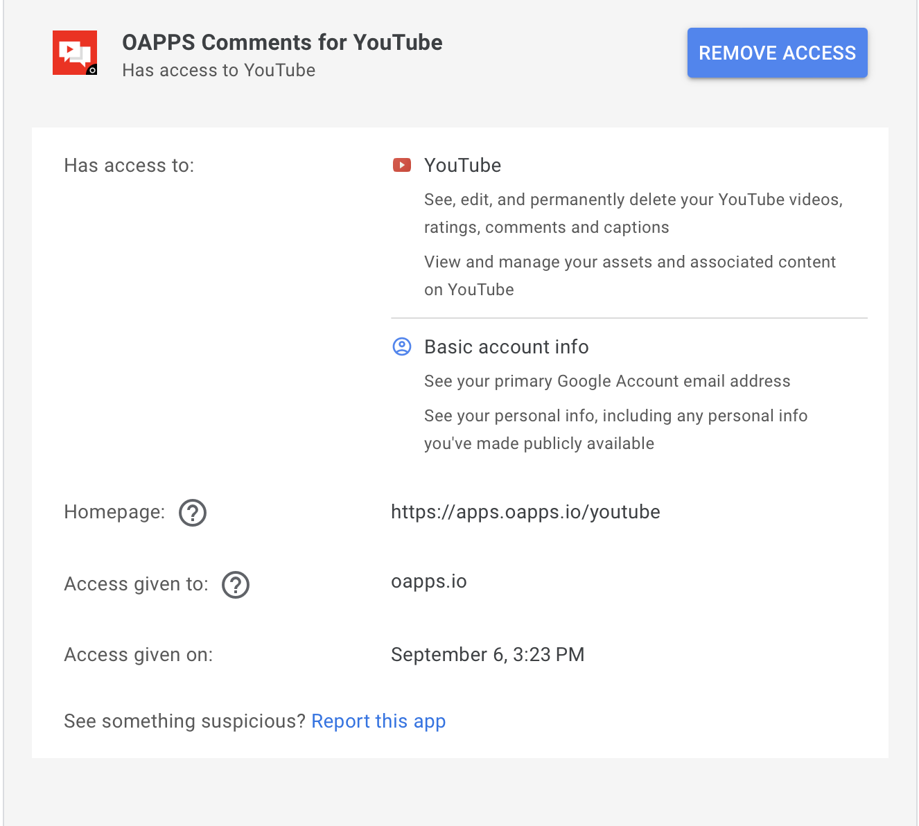 How to manage or revoke YouTube access permissions? – OAPPS for Zendesk